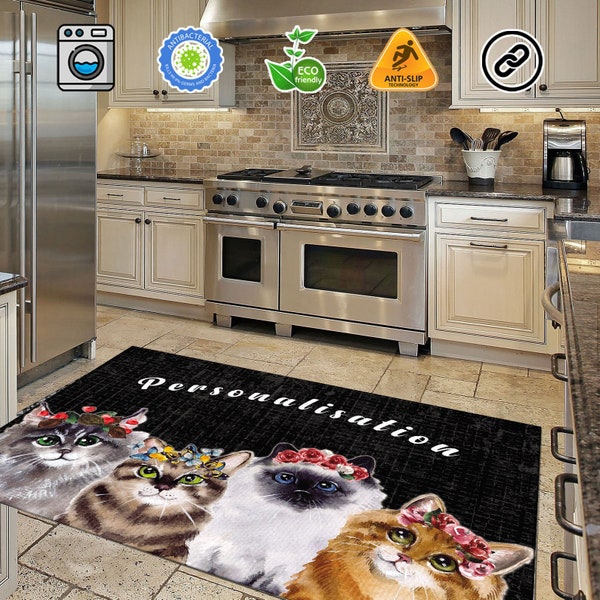 Personalized Kitchen Rug - Etsy