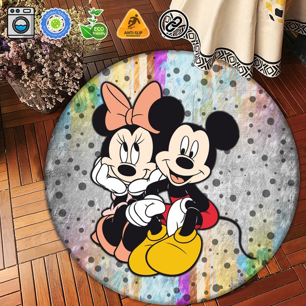 Mickey Mouse Rug - Etsy