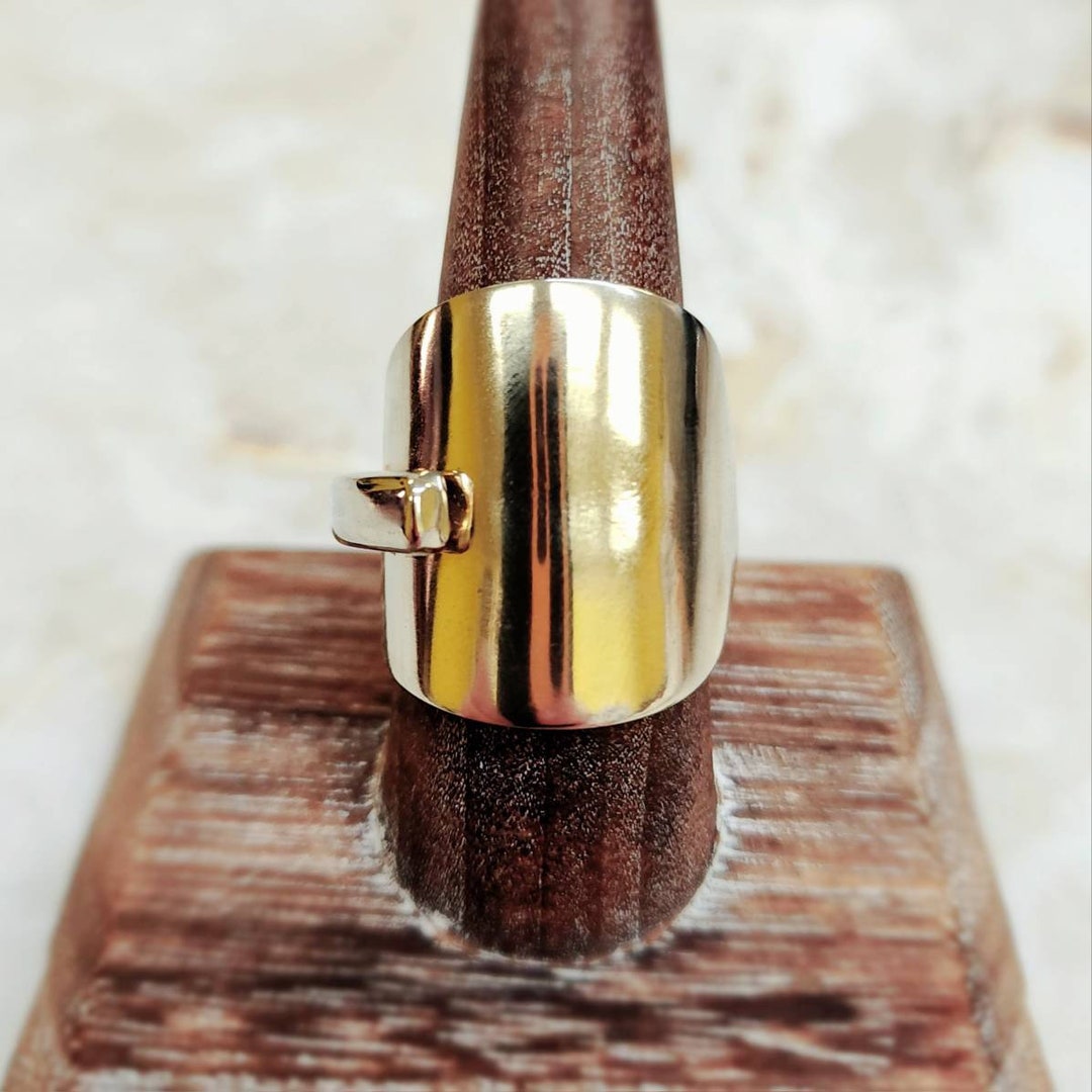 Vintage Tiffany & Co. Sterling Silver Spoon Ring 2000, Handmade in ...