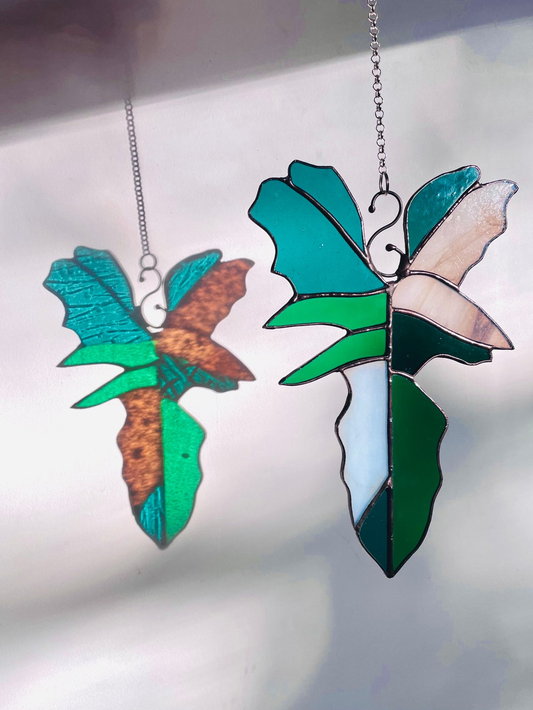 Stained Glass Philodendron Golden Dragon - Etsy