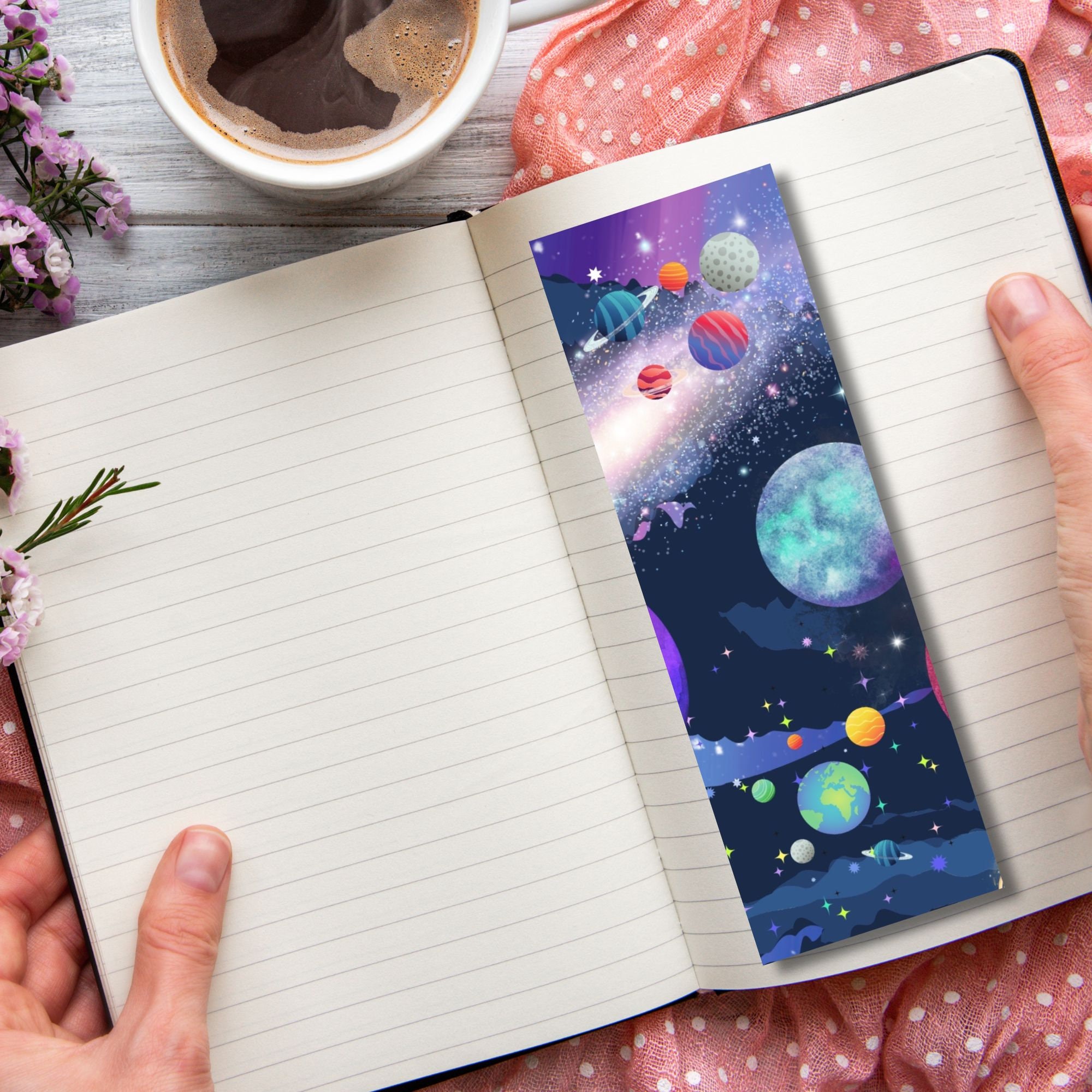 Space Bookmarks Outer Space Themed Bookmarks Galaxy Printable - Etsy