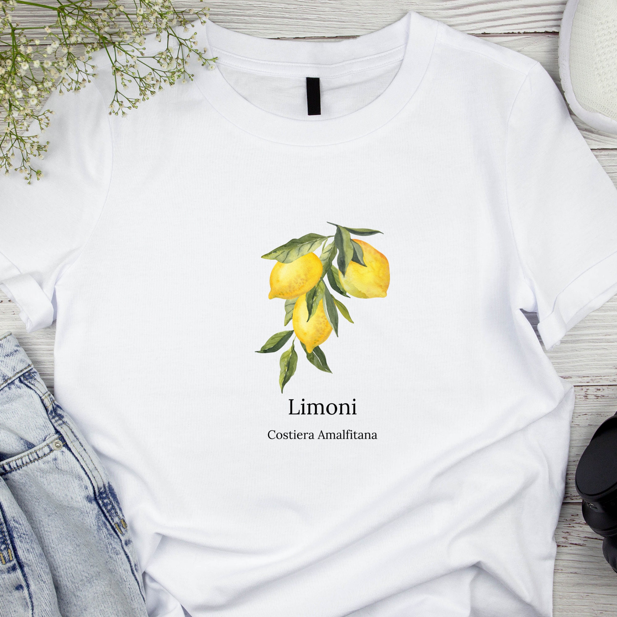 Lemon Fruit Branch Women's Lemon T-shirt, Lemon Shirt, Lemon Print ...