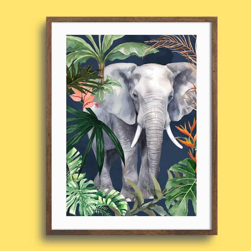 Elephant Prints - Etsy