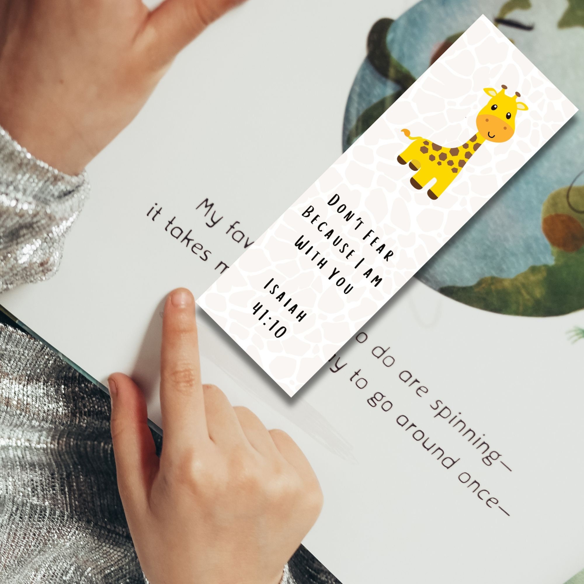 5 Cute Kids Bookmarks Bible Digital Bookmarks Kids Positive Scripture ...