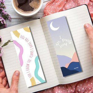 Christian Bookmarks Set of 10 Printable Scripture Bookmarks Bible Verse ...