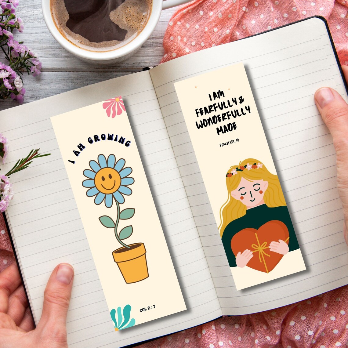 Christian Bookmarks Set of 10 Printable Scripture Bookmarks Bible Verse ...