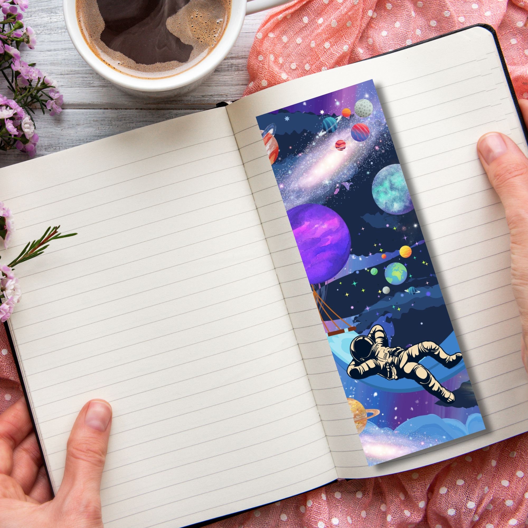 Space Bookmarks Outer Space Themed Bookmarks Galaxy Printable Planet ...