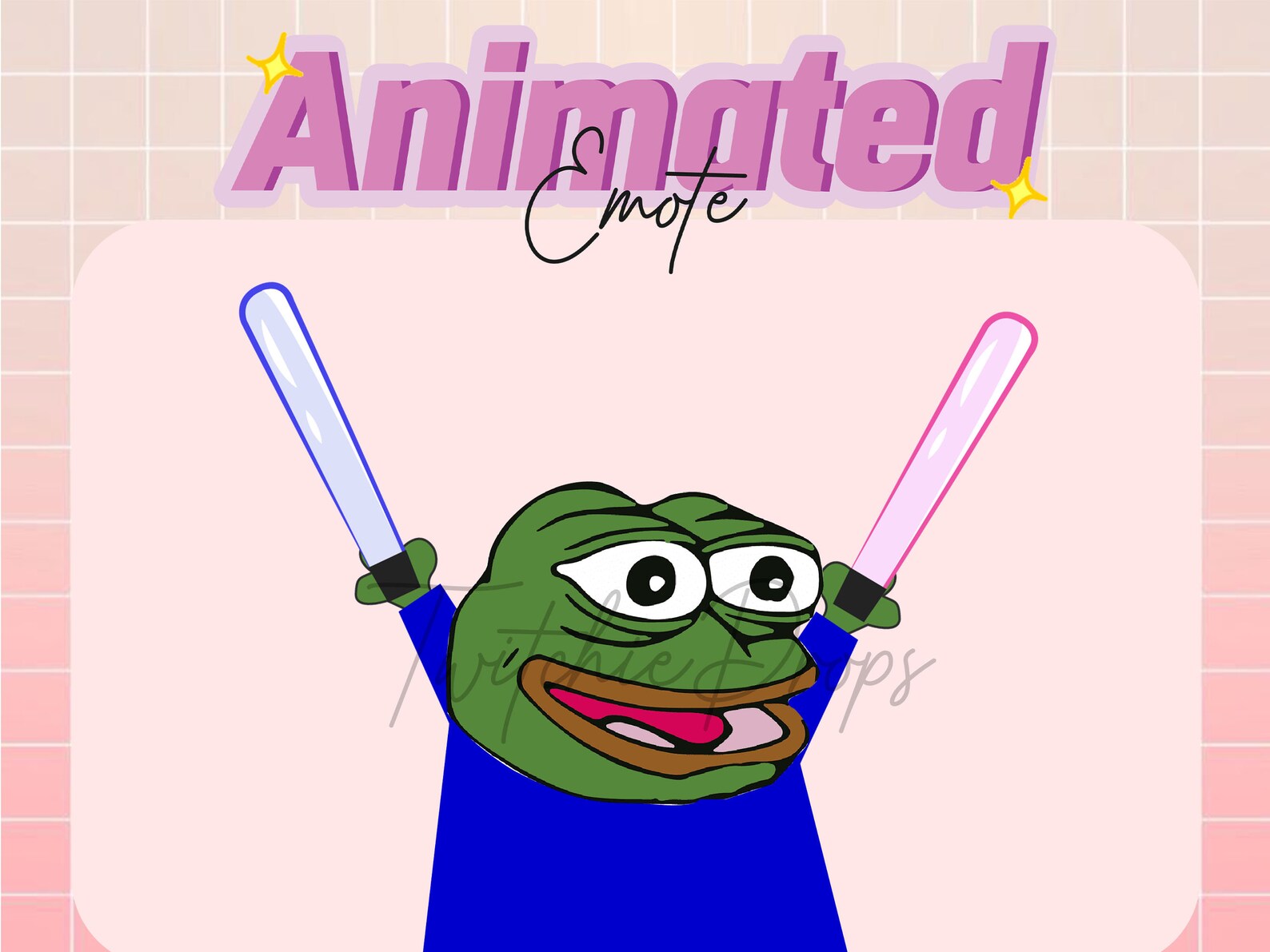 Animated Pepega Raid Emote Twitch Emote Meme Emote - Etsy