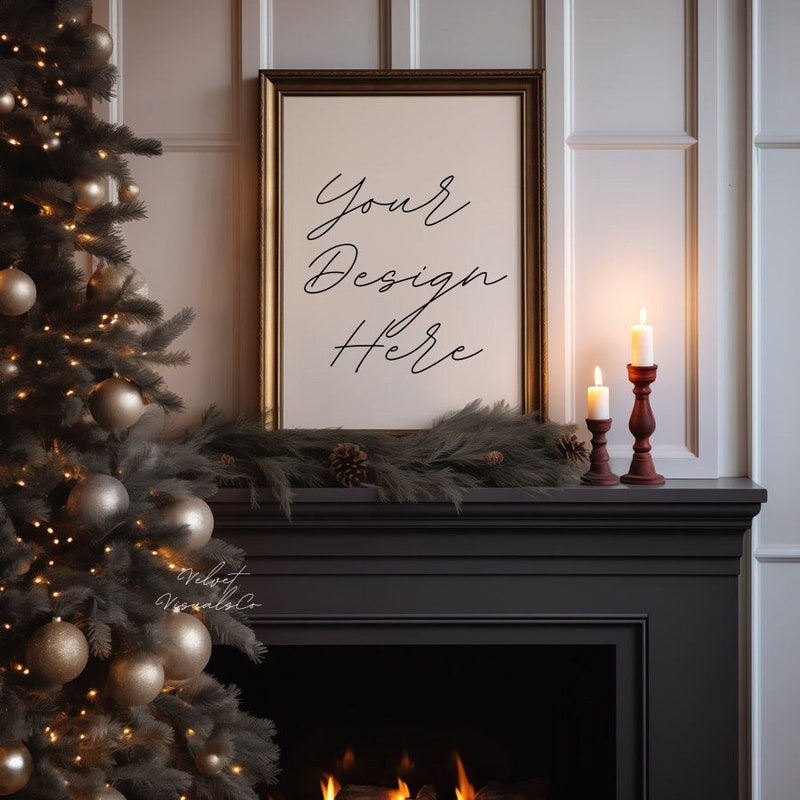 Fireplace Poster - Etsy