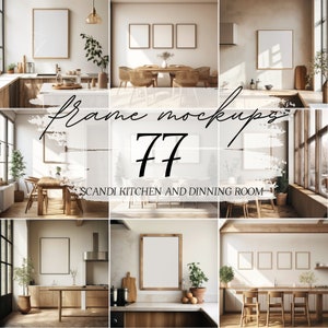 Premium Frame Mockup | Ultimate Value Bundle Scandi Interior | 390 High ...