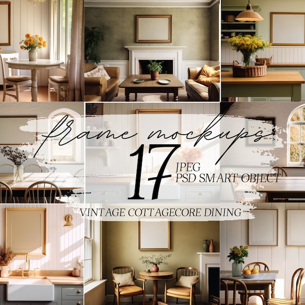 Cottagecore Frame Mockup - Etsy