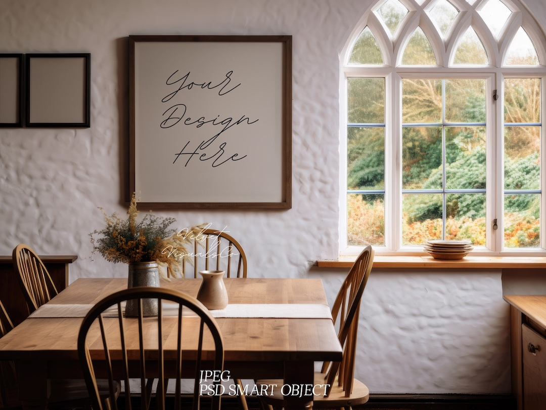 Premium Vintage Mockups | Vintage Farmhouse Poster Mockups ...