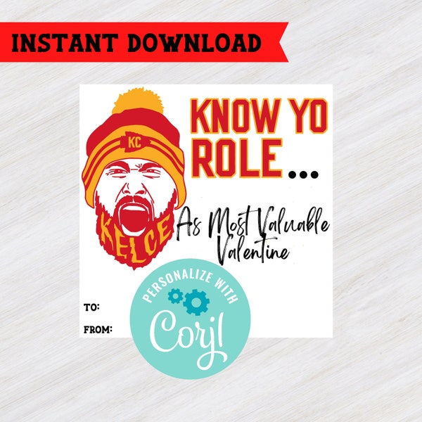 Kansas City Chiefs Valentine Cards - Etsy