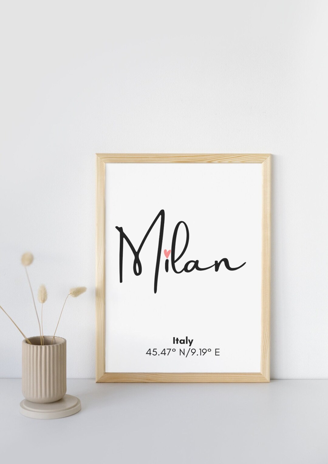 Milan Digital Poster, Digital Poster, Milan Poster, Milan Italy Poster ...