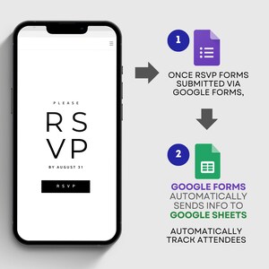 RSVP Auto Guest List Tracker All in One Digital for Corporation Event ...