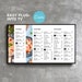 DIY Static TV Editable Digital Menu Board Screen Canva Template for ...