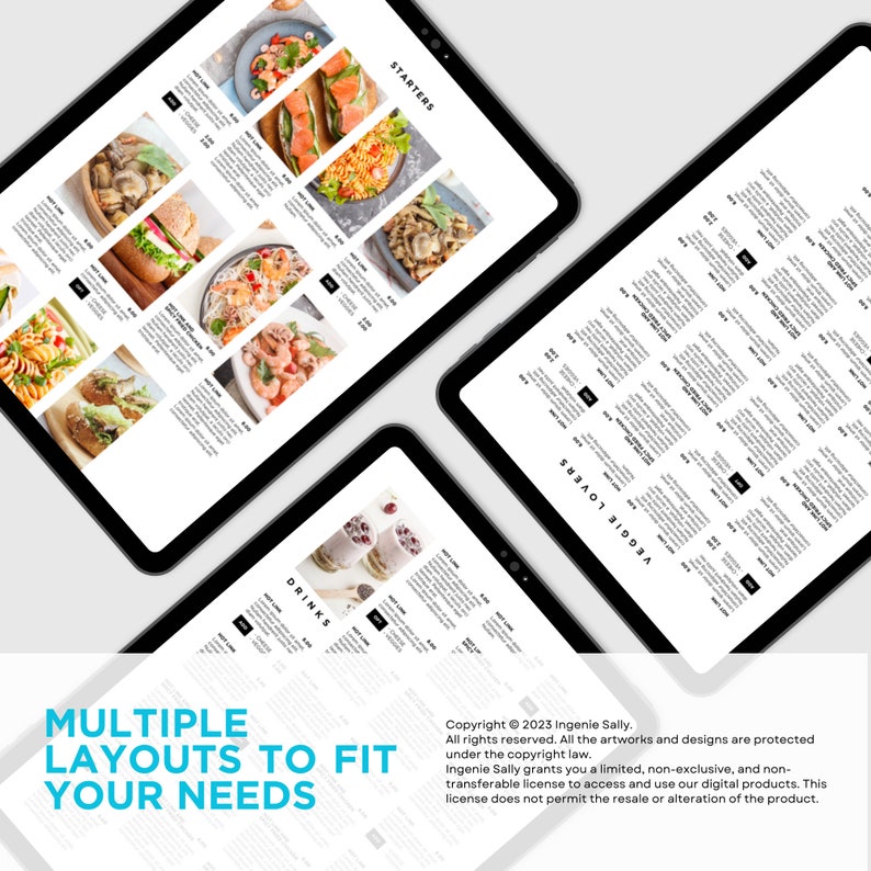 Mobile QR Code Menu Website for Restaurant Pizza Burger Cafe Breakfast ...