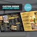 DIY Static TV Editable Digital Menu Board Screen Canva Template for ...