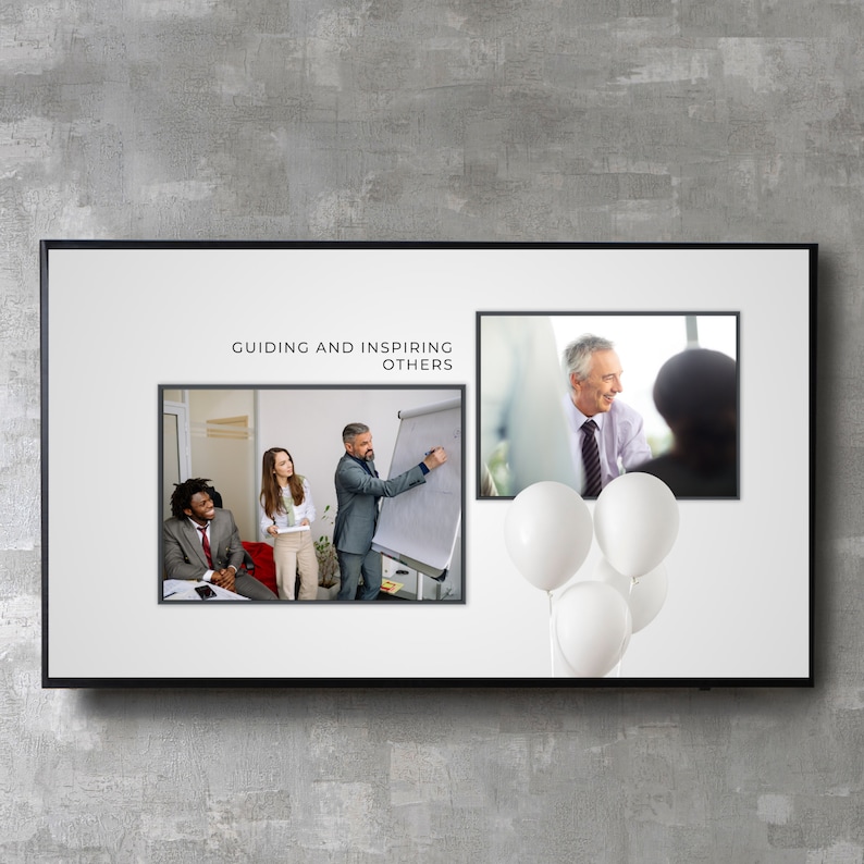 Retirement Slideshow Presentation Template With Music Photo Collage ...