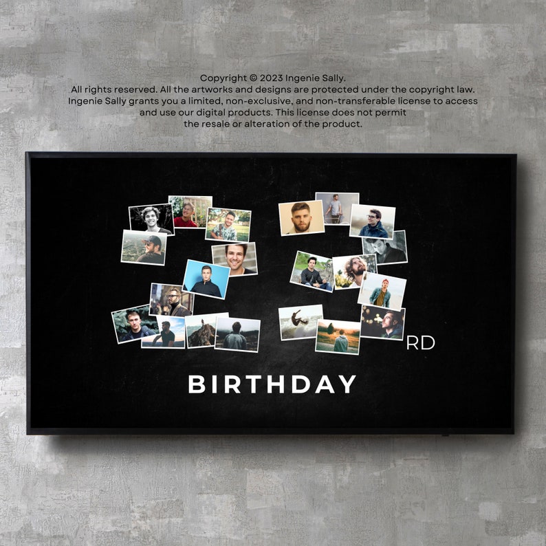 Birthday Slideshow Presentation Template With Music Photo Collage Slide ...