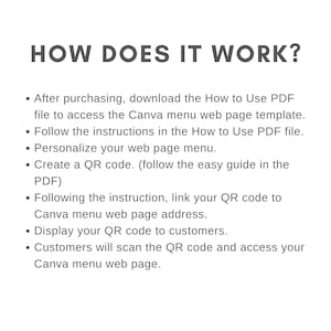 Mobile QR Code Menu Website for Restaurant Pizza Burger Cafe Breakfast ...