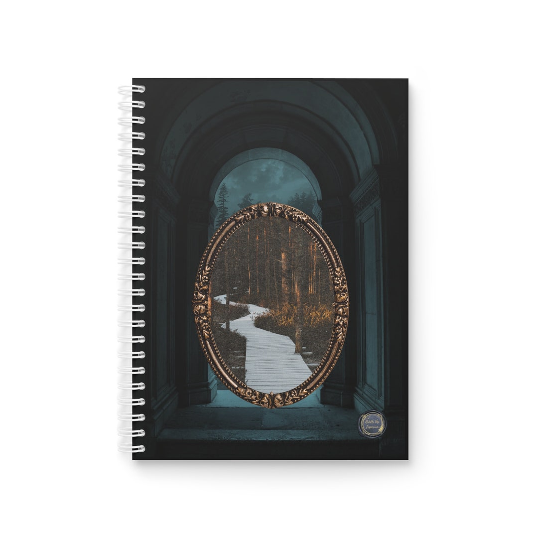 Riddle Me Mirror Spiral Notebook - Etsy