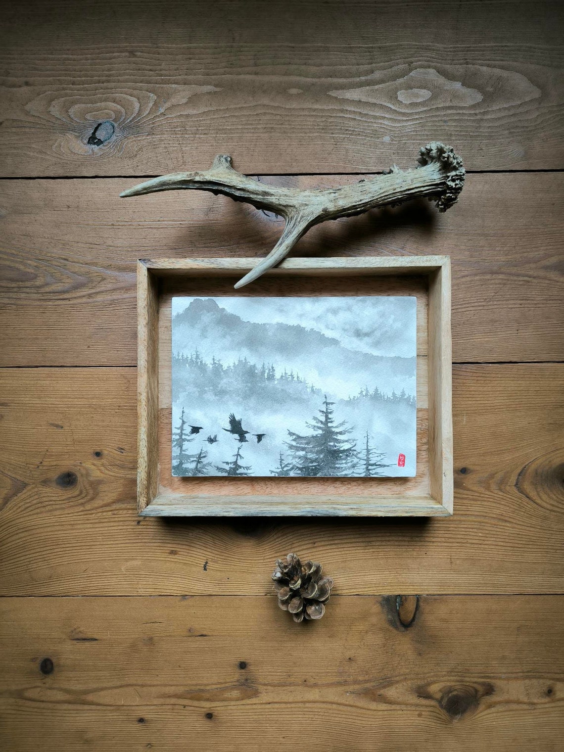 Crow, Jackdaw, Raven, Forest Under the Snow, Snowy Mountain, Snow, Fir ...