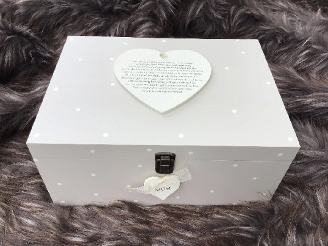 Memorial MUM Memory Box in Memory of DAD PERSONALISED Any - Etsy UK