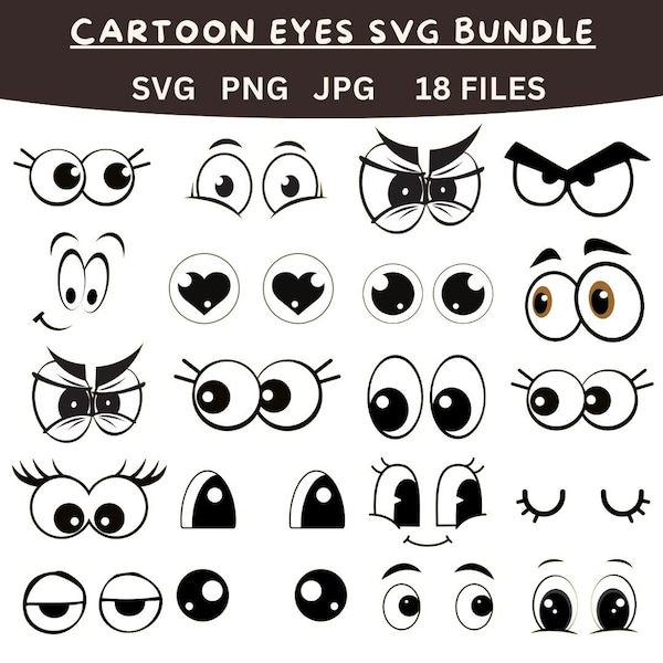 Eyes Svg - Etsy