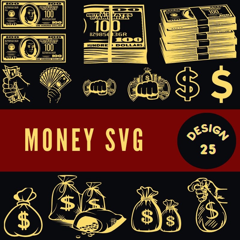 Dollar Sign Svg - Etsy