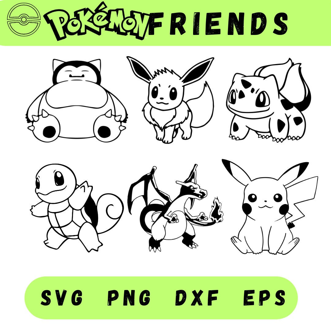 Pokemon Svg Bundle Layered Item, Pokemon Sublimation Png, Pokemonsvg ...