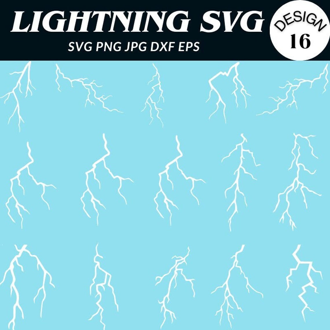 Blitz SVG-Bundle, Blitz Clipart, Blitz Vektor, Donner zwar, Blitzschlag ...