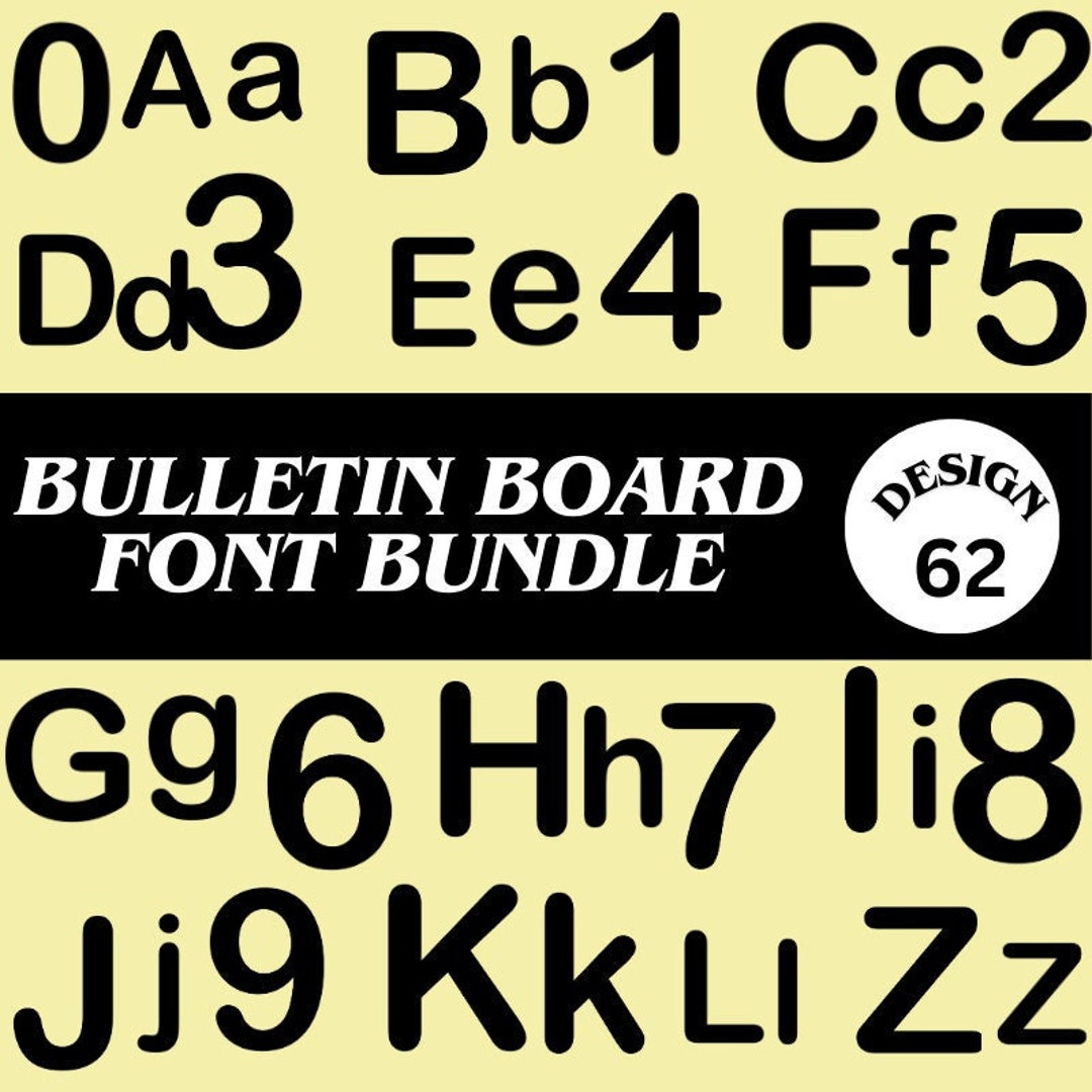 Solid Bright A-Z Bulletin Board Letters, Punctuation, and Numbers, Easy ...