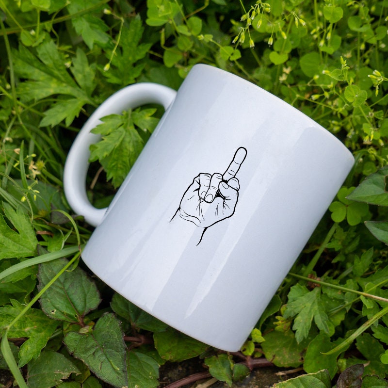 RUDE FINGER SVG File Svg Files and Sublimations Svg Middle Finger ...