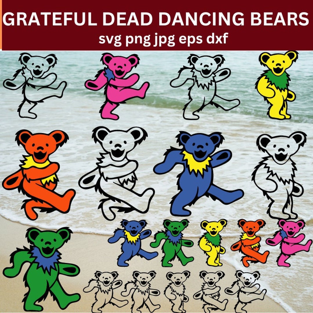 Grateful Dead SVG Bundle, Grateful Dead Png, Cricut, Clipart ...