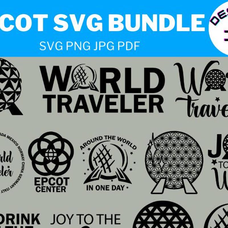 Epcot Ball Svg - Etsy