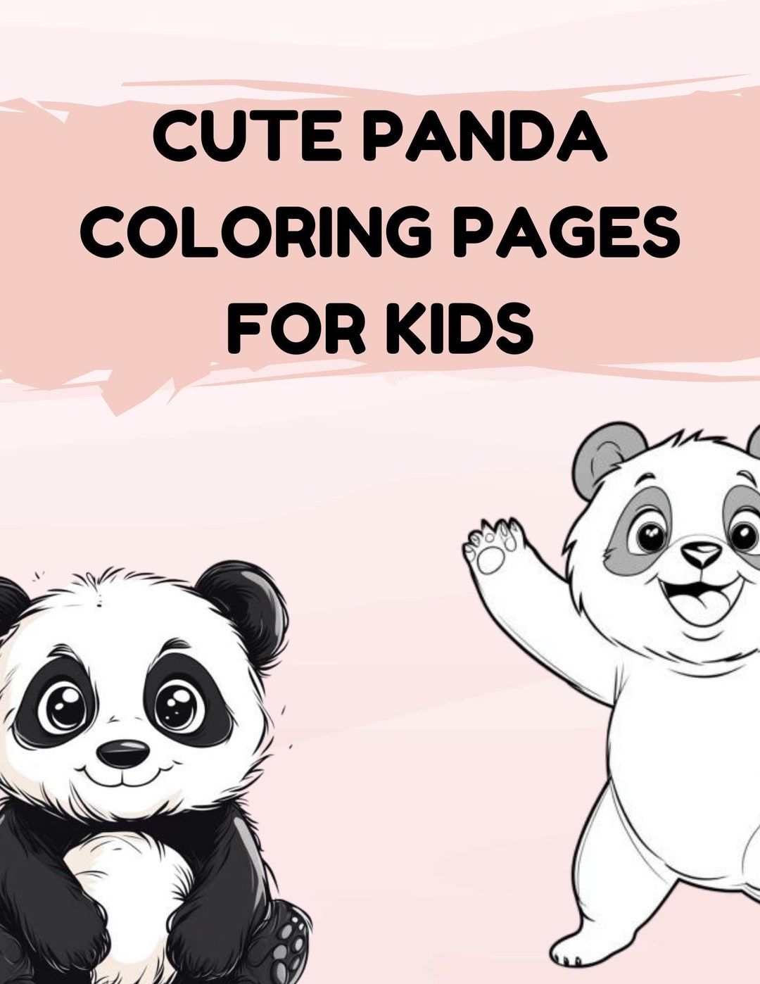 Printable Panda Coloring Pages for Kids | Fun & Easy Panda Themed ...