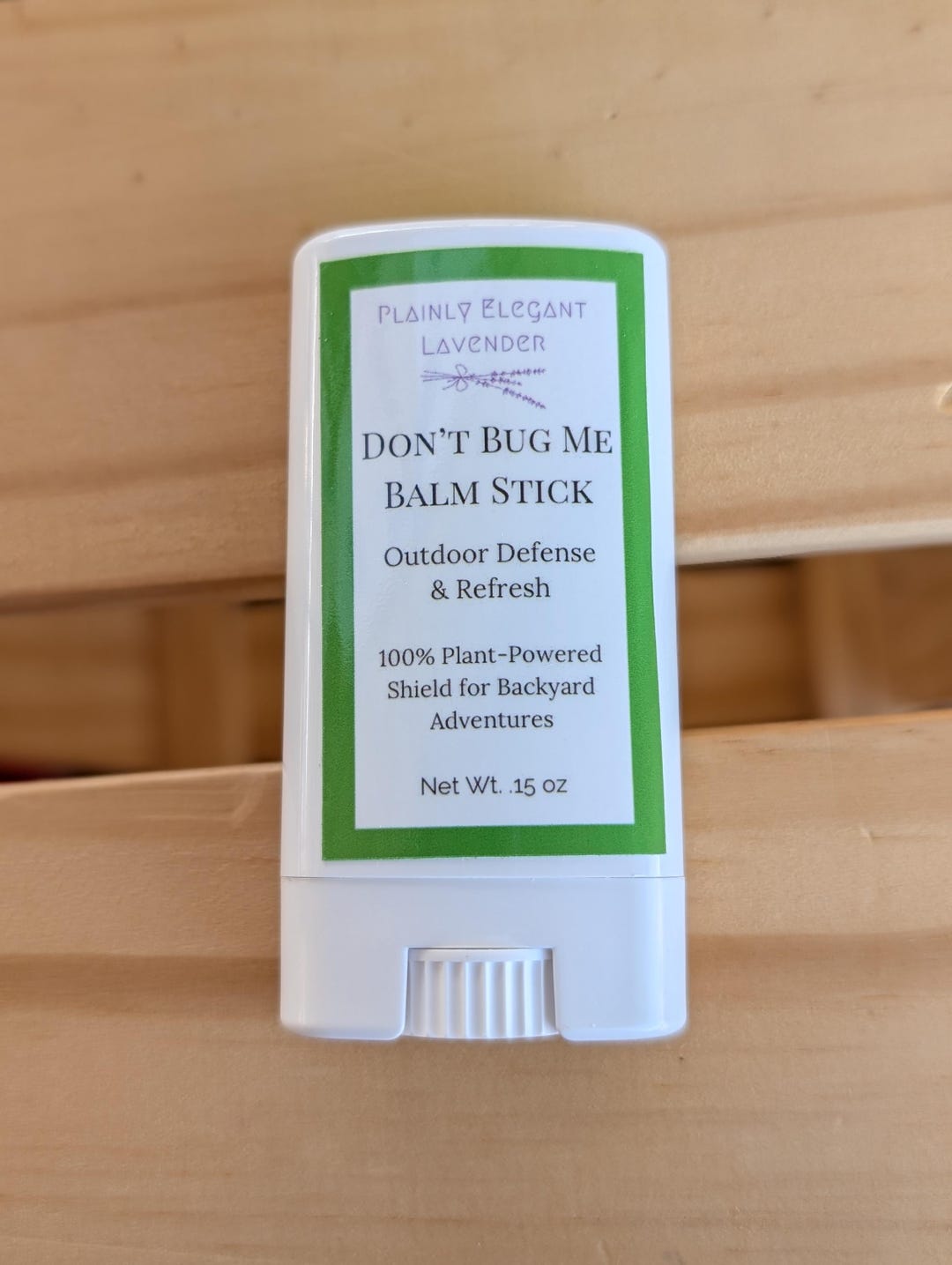 Plant-based Bug Balm Stick: Citronella, Lemongrass, Rosemary, Lavender ...