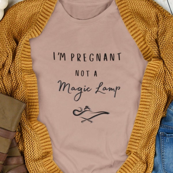 Im Pregnant Not a Magic Lamp - Etsy