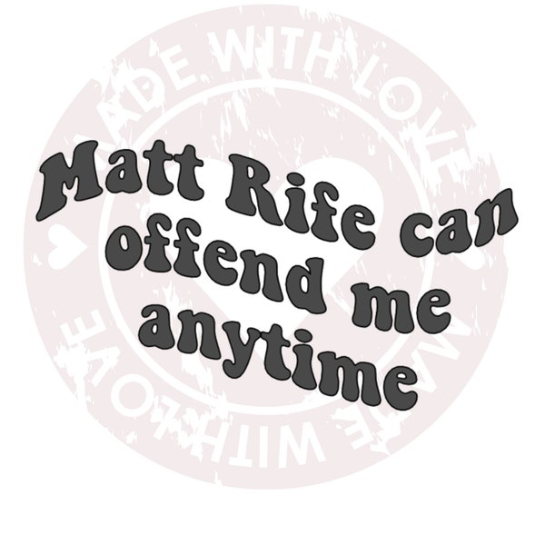 Matt Rife Svg - Etsy