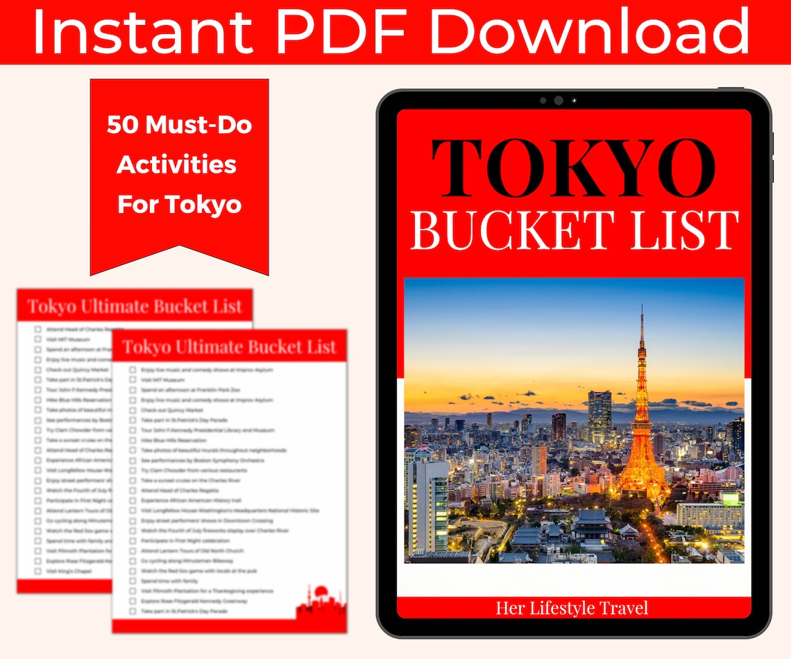 Tokyo Bucket List 50 Bucket List Things to See & Do in Tokyo Tokyo ...