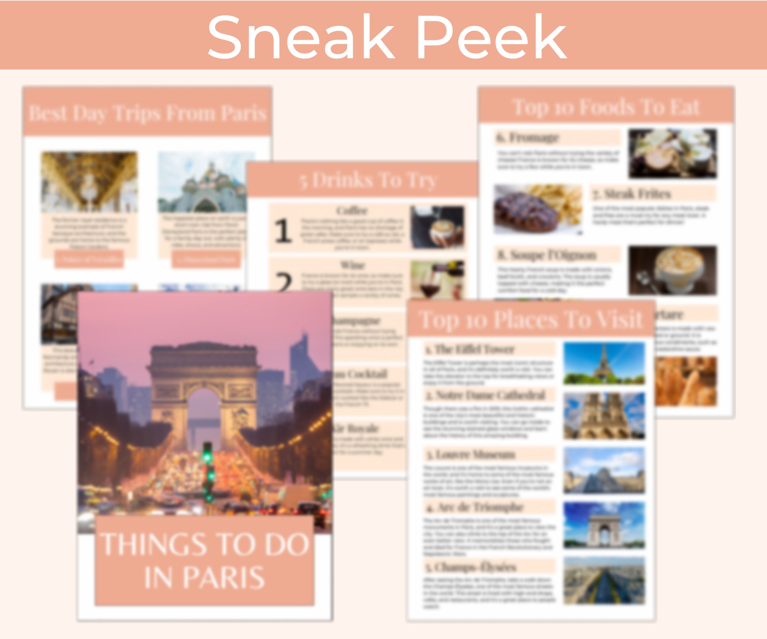 Paris France Travel Guide Paris Vacation Planner What to Do, Where to ...