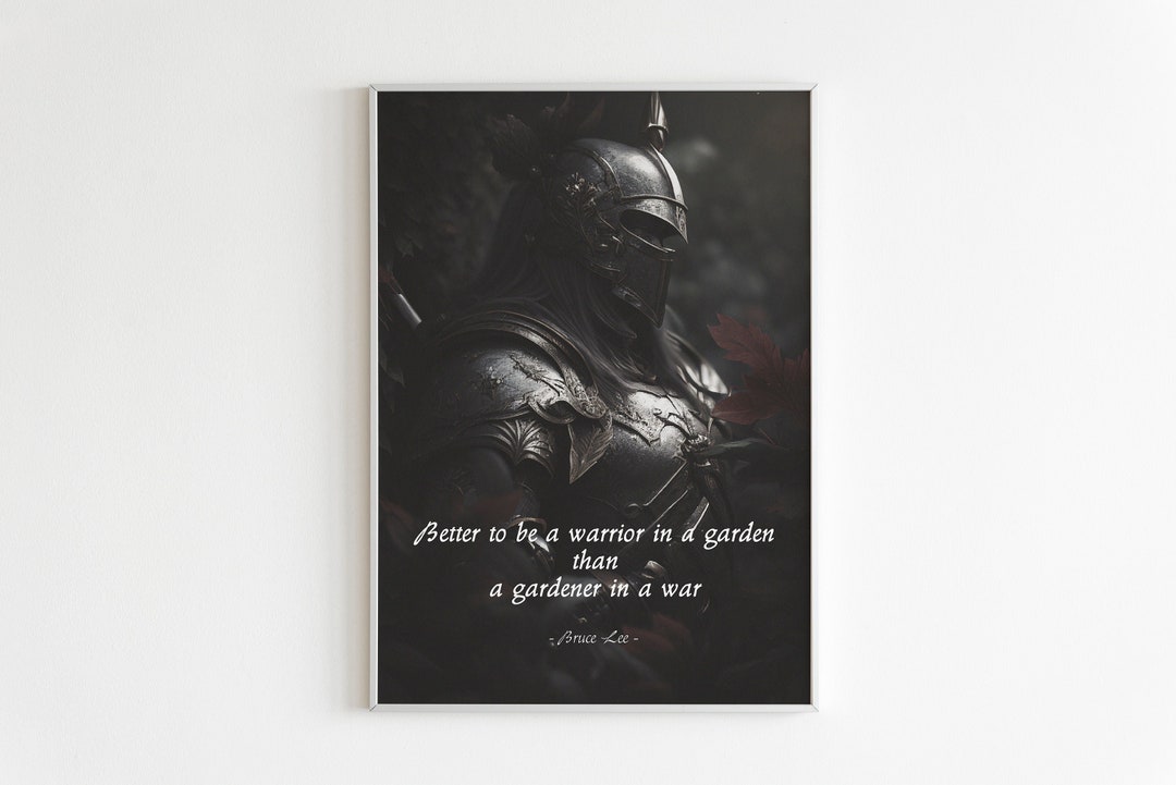 Warrior Hanging Wall Art, A2 | A3 | A4 | A5 Size Print-ready High ...