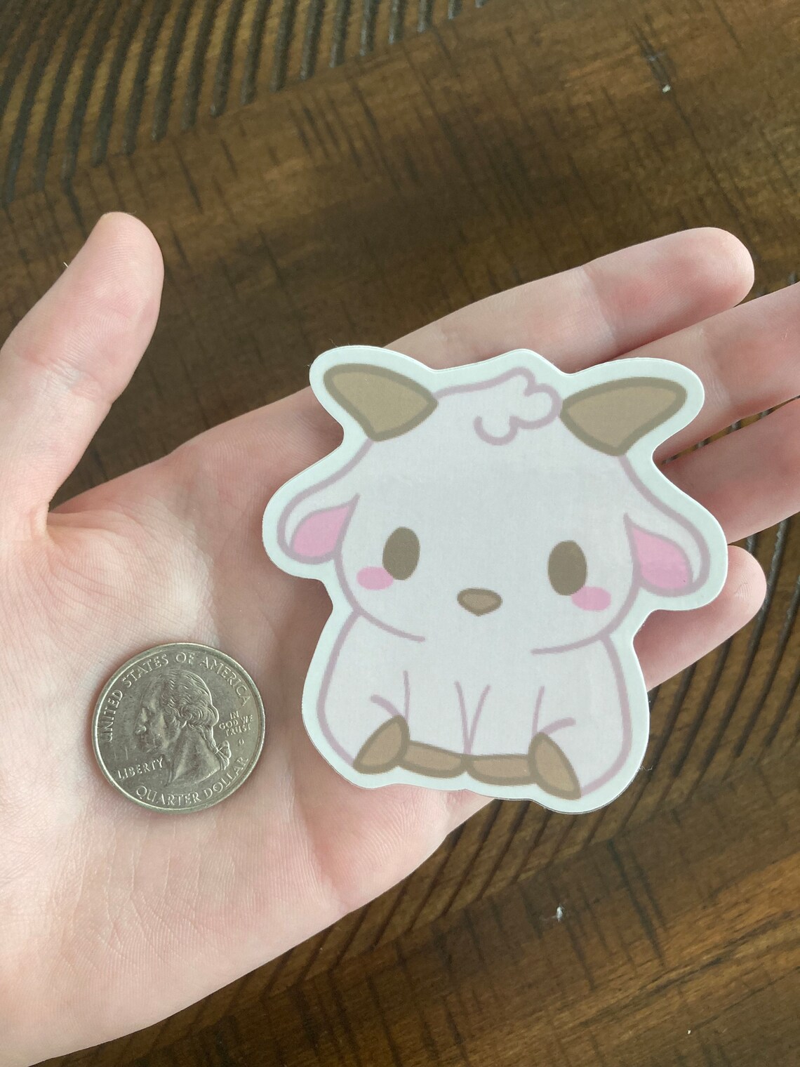 Adorable Animal Stickers - Vinyl Waterproof Stickers - Pig, Goat, Bear ...