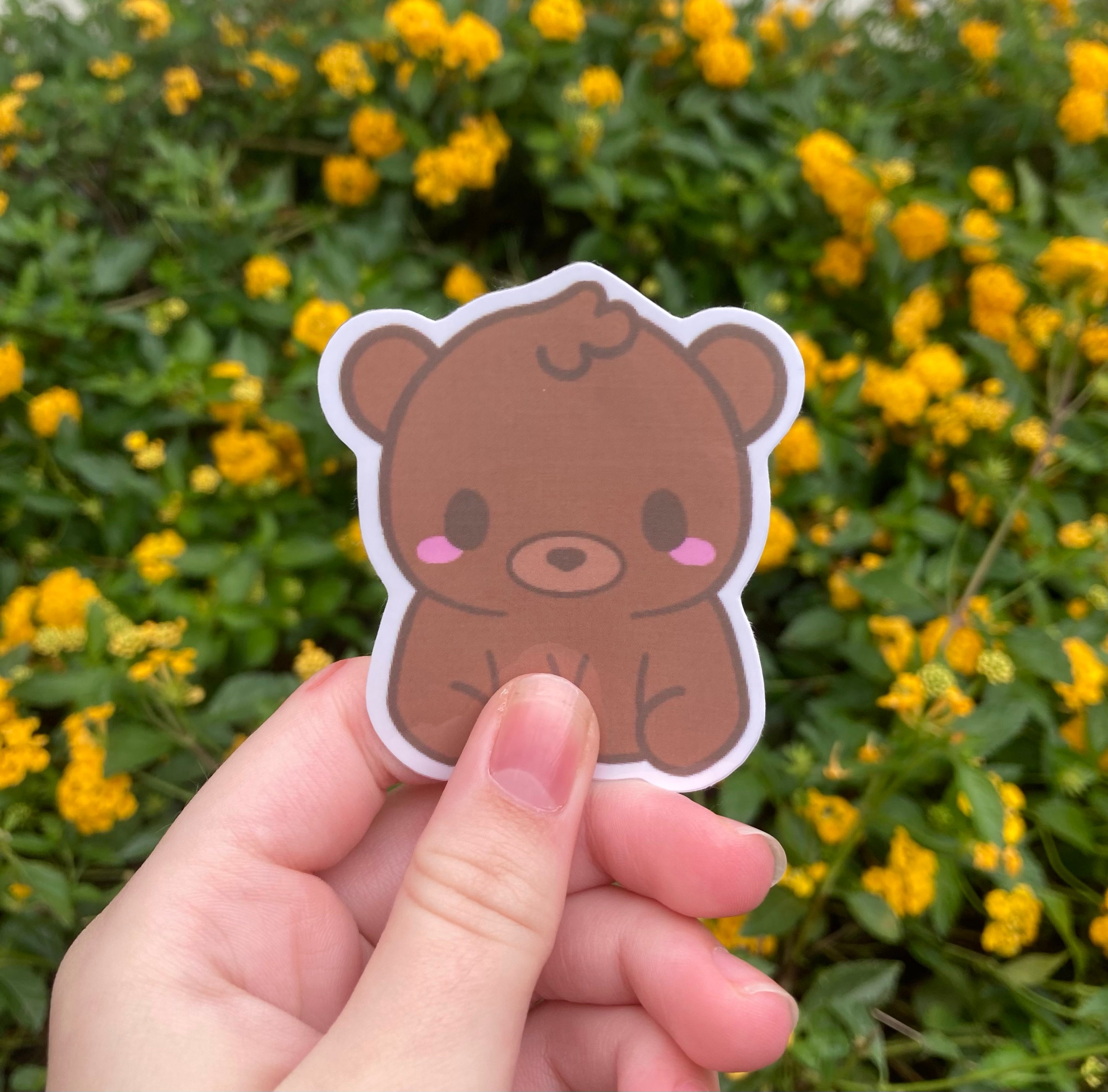 Adorable Animal Stickers - Vinyl Waterproof Stickers - Pig, Goat, Bear ...