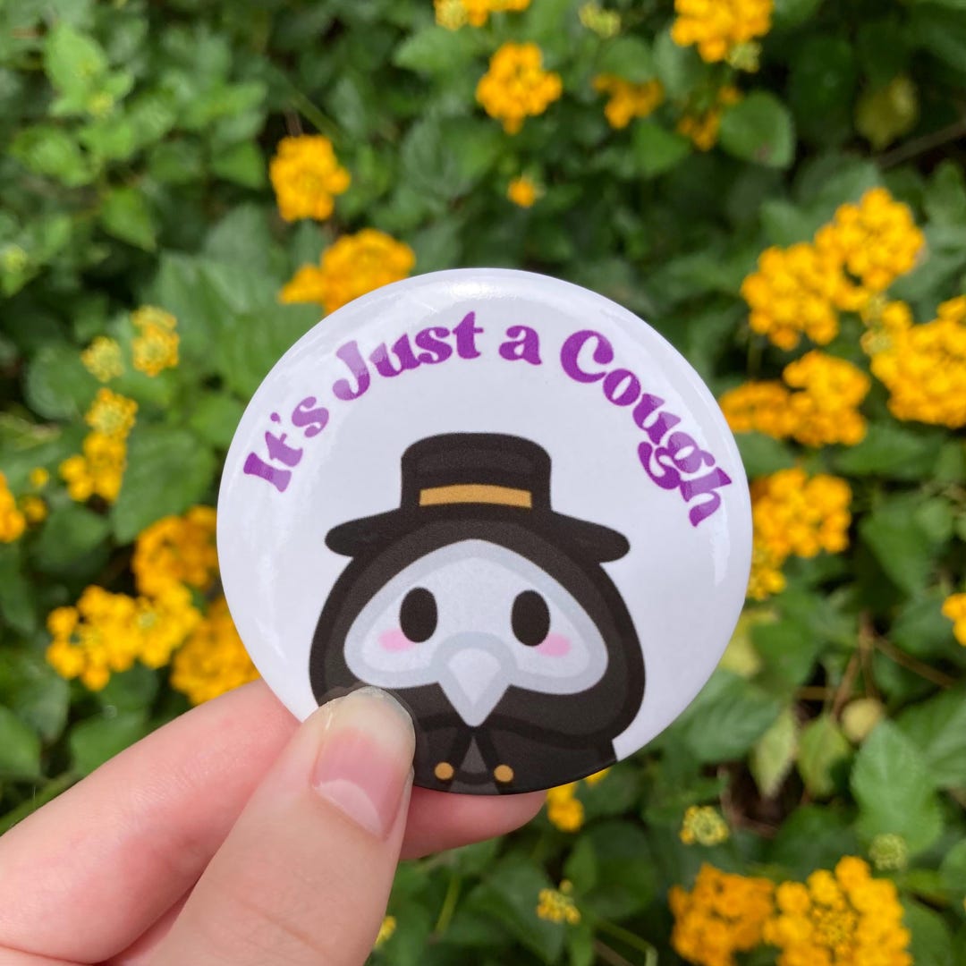 Plague Doctor Funny Button Tinplate Pin - Etsy