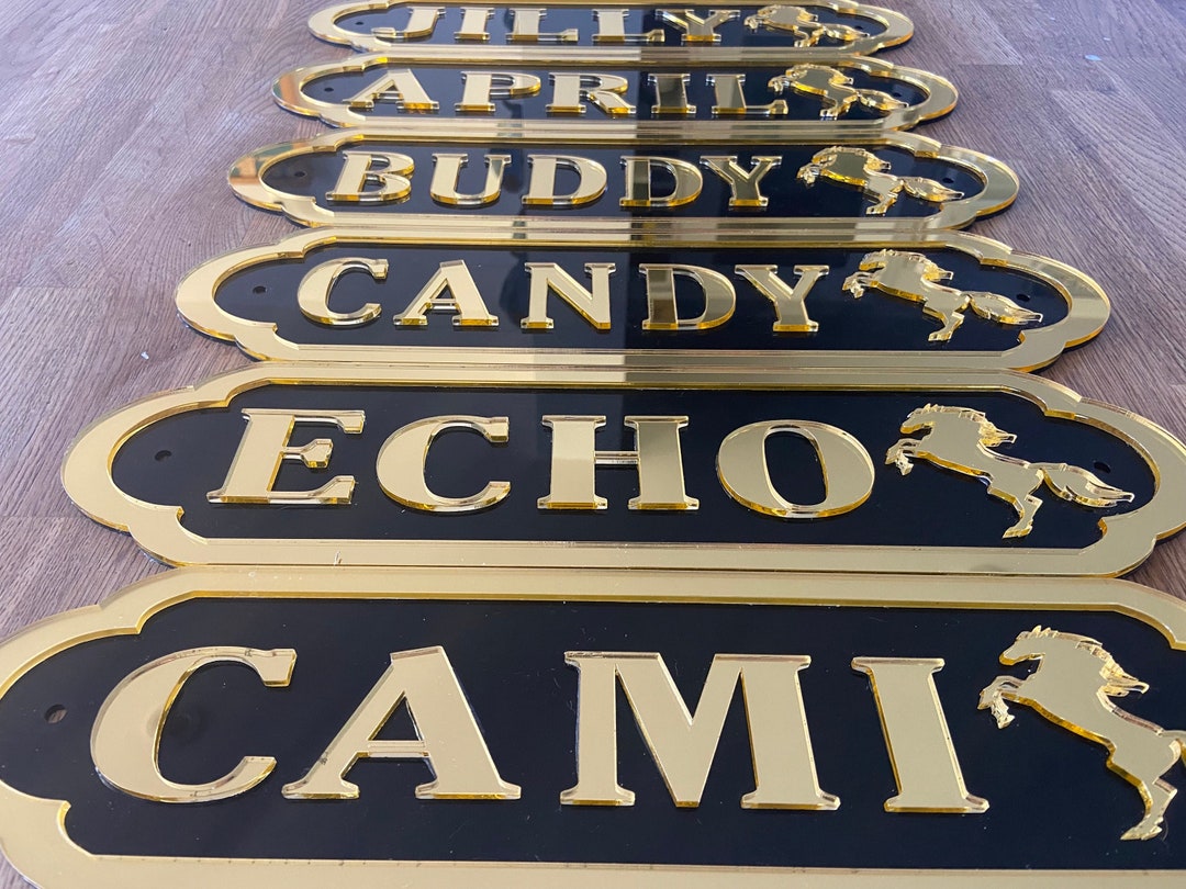 Horse Stable Signs in Various Colours and Sizes - Etsy