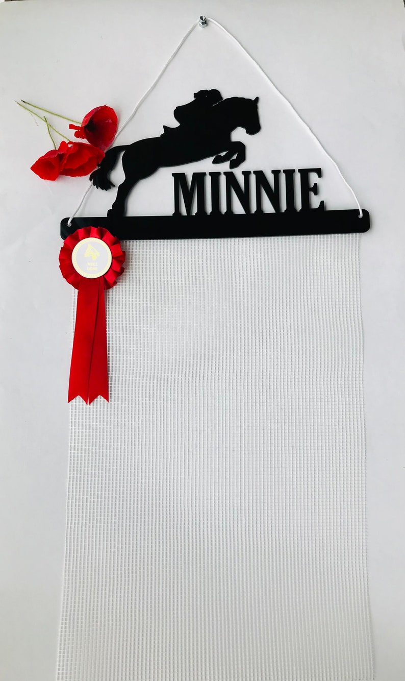 Personalised Rosette Holder Rosette Hanging Display - Etsy UK