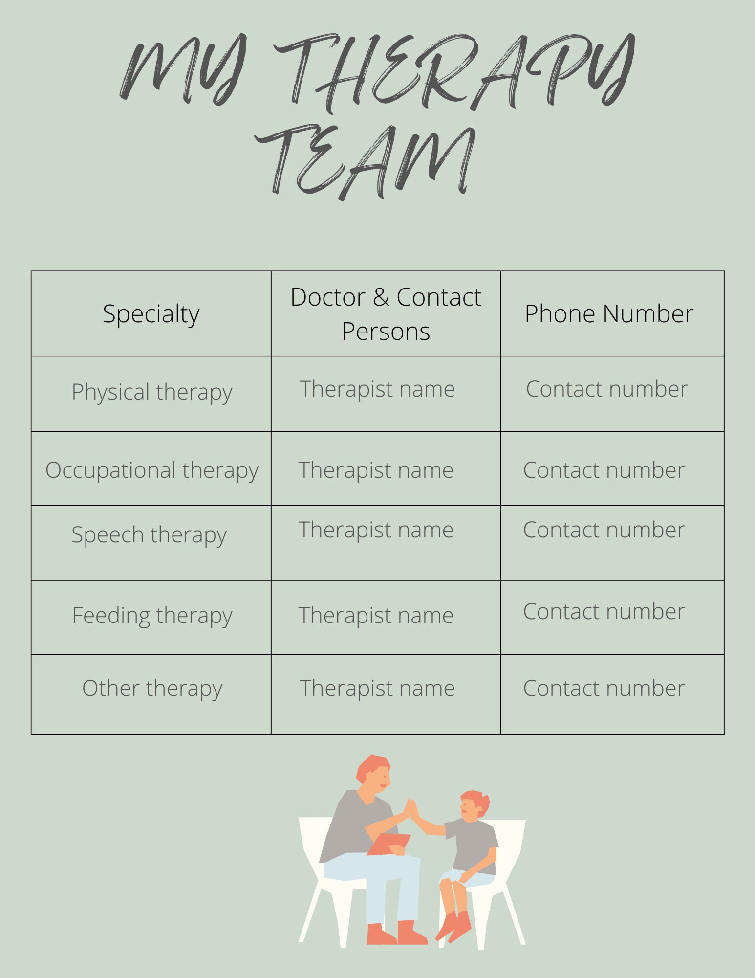 Customizable/editable/printable Digital File Template - Tracheostomy ...