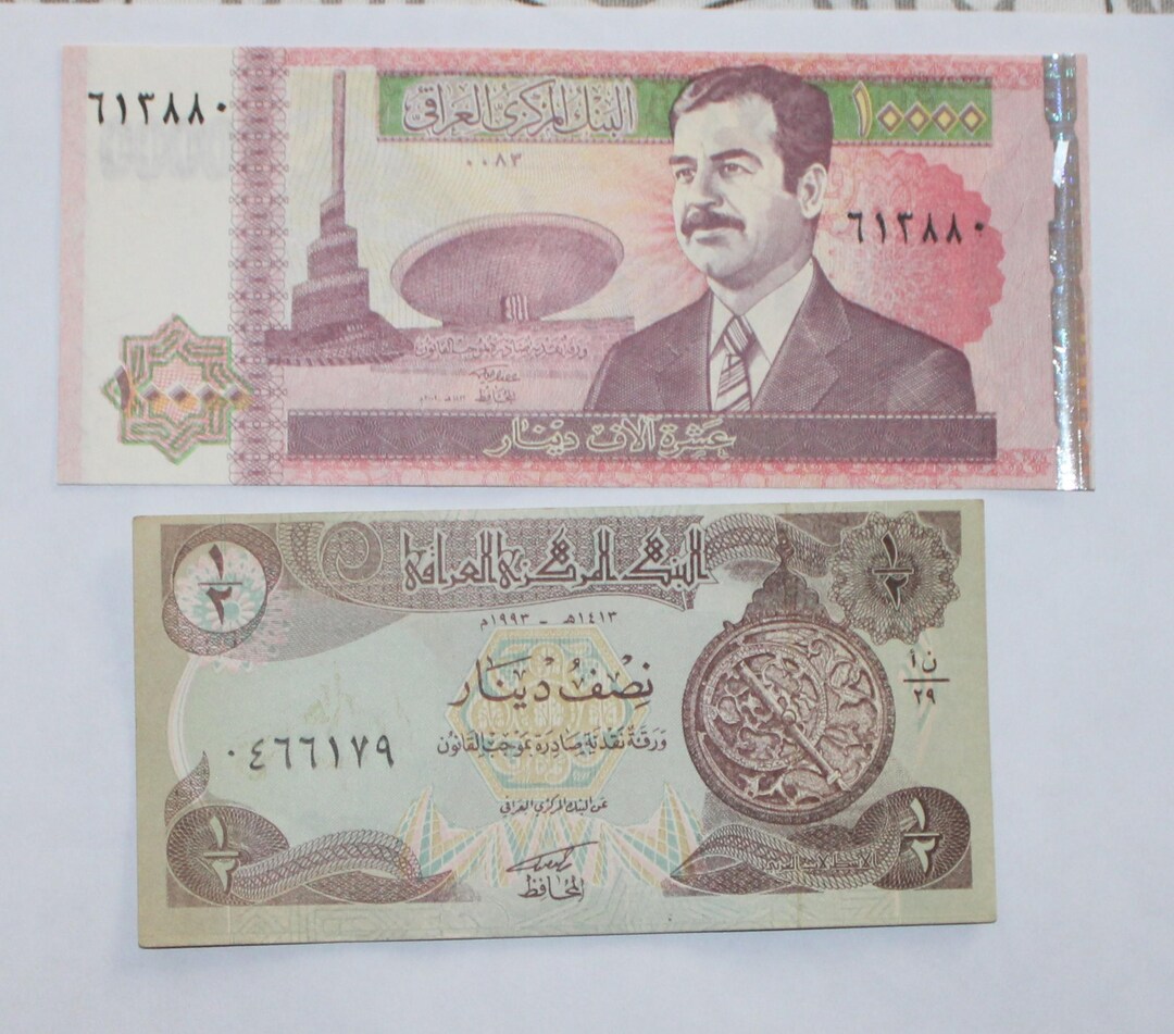 Iraq, Banknote 10000 Iraqi Dinars 2002 banknote as Gift, Issued in the ...